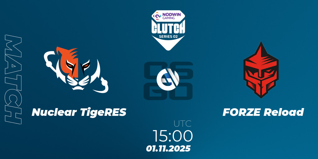 Nuclear TigeRES contre FORZE Reload : prédiction de match. 01.11.2025 ...