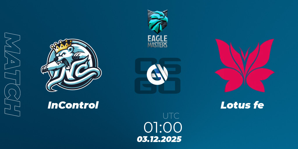InControl contre Lotus fe : prédiction de match. 03.12.2025 at 01:00 ...