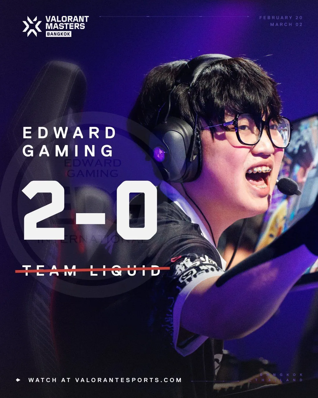 VALORANT Masters Bangkok 2025 : EDward Gaming bat Team Liquid en ...