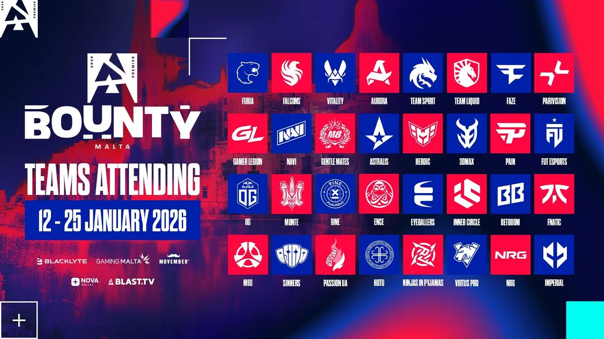 BLAST Bounty Winter 2026 : Programme des premiers matchs du tournoi de ...