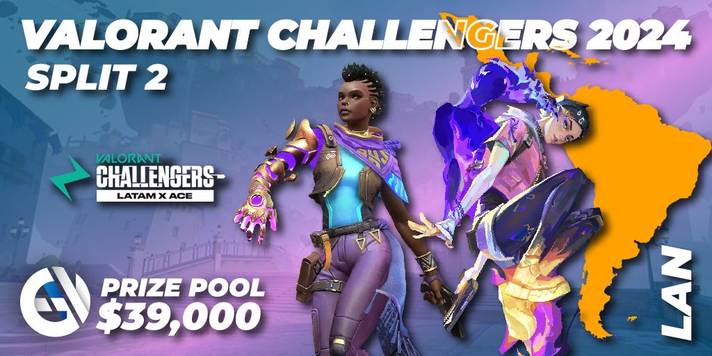 VALORANT Challengers 2024 LAN: Split 2 🎮 VALORANT tournoi 📅 Calendrier des matchs sur EGamersWorld ☕