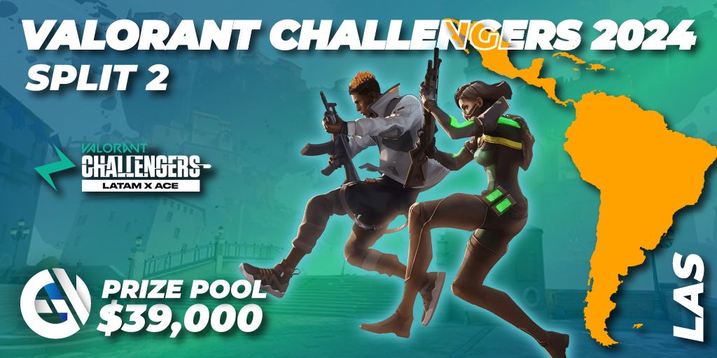 VALORANT Challengers 2024 LAS: Split 2 🎮 VALORANT tournoi 📅 Calendrier des matchs sur EGamersWorld ☕