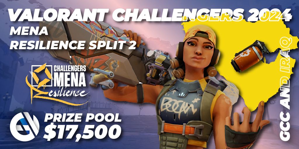 VALORANT Challengers 2024 MENA: Resilience Split 2 - GCC and Iraq 🎮 VALORANT tournoi 📅 ...