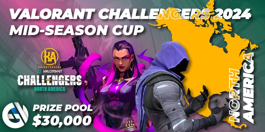 VALORANT Challengers 2024: North America: Mid-Season Cup 🎮 VALORANT tournoi 📅 Calendrier des ...