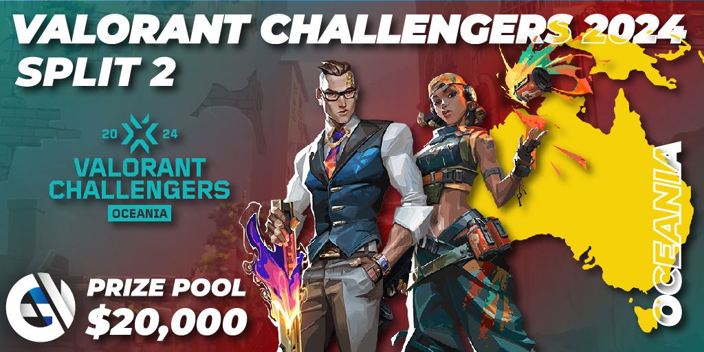 VALORANT Challengers 2024 Oceania: Split 2 🎮 VALORANT tournoi 📅 Calendrier des matchs sur ...