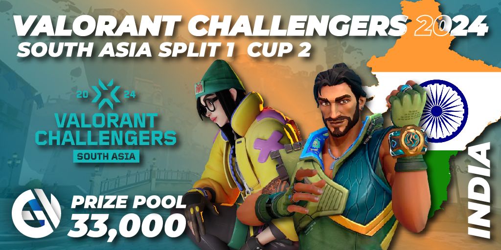 VALORANT Challengers 2024 South Asia: Split 1 - Cup 2 🎮 VALORANT tournoi 📅 Calendrier des matchs ...