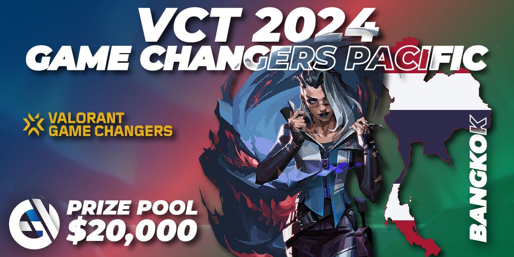 VCT 2024: Game Changers Pacific 🎮 VALORANT tournoi 📅 Calendrier des matchs sur EGamersWorld ☕