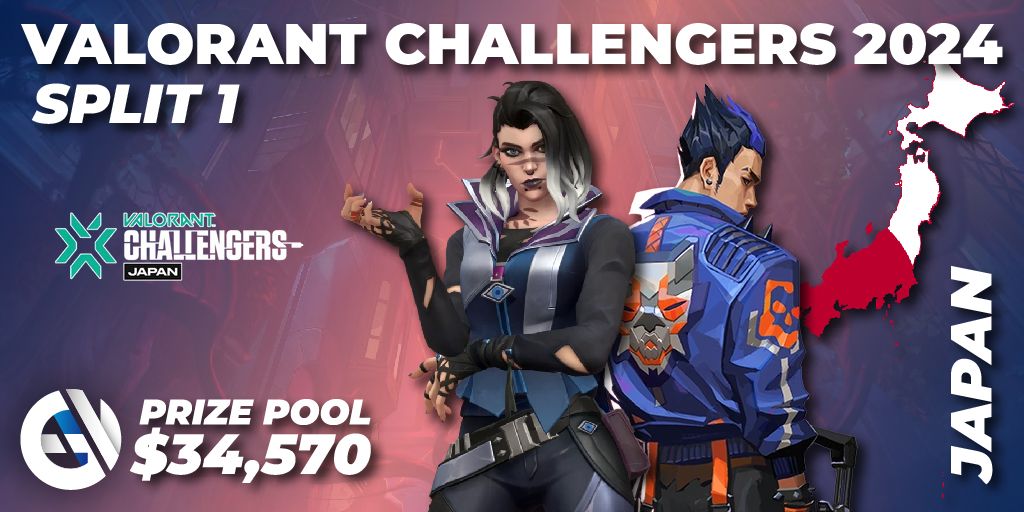 VALORANT Challengers 2024: Japan Split 1 - Open Qualifier 🎮 VALORANT tournoi 📅 Calendrier des ...